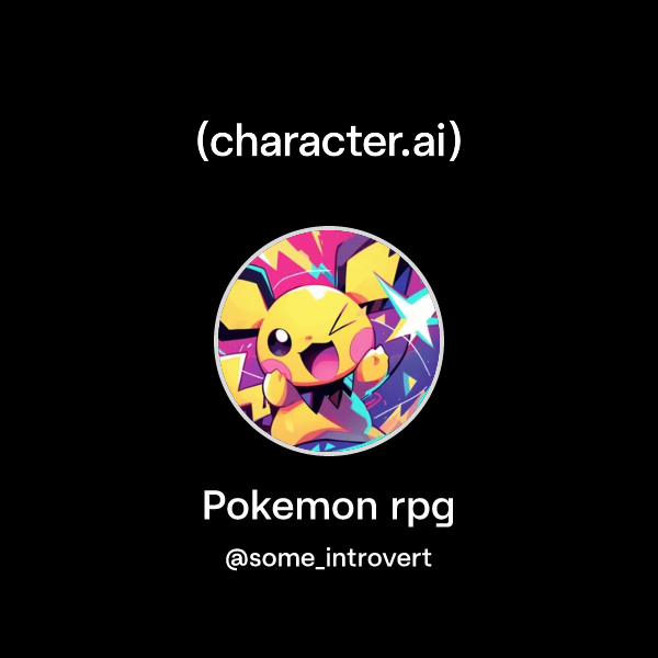 Chat with Pokemon rpg | character.ai | Personalized AI for every moment ...