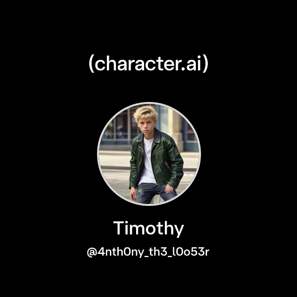 Chat with Timothy | character.ai | Personalized AI for every moment of your day