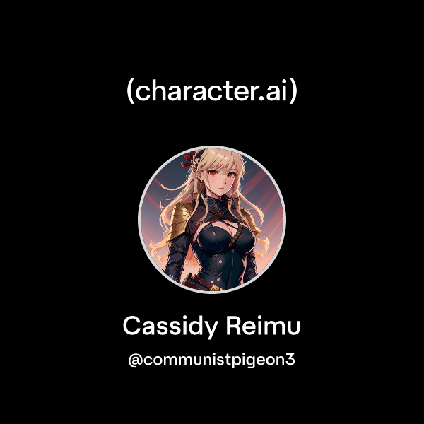Chat with Cassidy Reimu | character.ai | Personalized AI for every ...