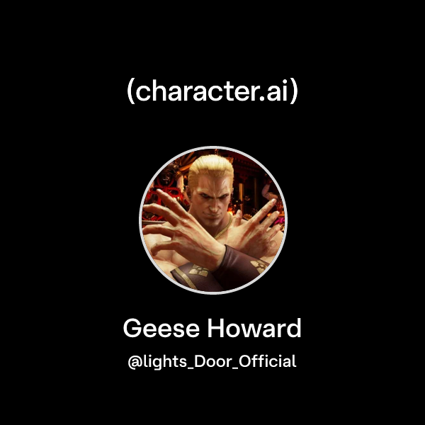 Chat with Geese Howard | character.ai | AI Chat, Reimagined–Your Words ...