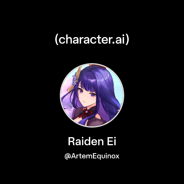 Chat with Raiden Ei | character.ai | Personalized AI for every moment of your day