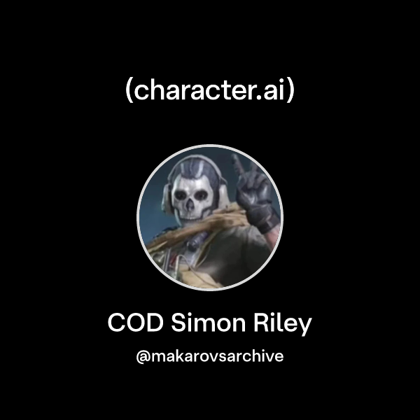 Chat with COD Simon Riley | character.ai | AI Chat, Reimagined–Your ...