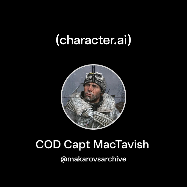 Chat with COD Capt MacTavish | character.ai | AI Chat, Reimagined–Your ...
