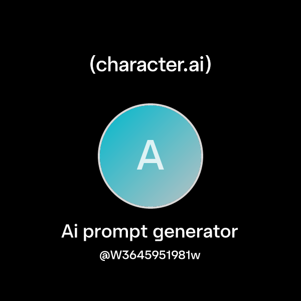 Chat with Ai prompt generator | character.ai | AI Chat, Reimagined–Your Words. Your World.