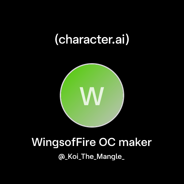 Chat with WingsofFire OC maker | character.ai | AI Chat, Reimagined ...