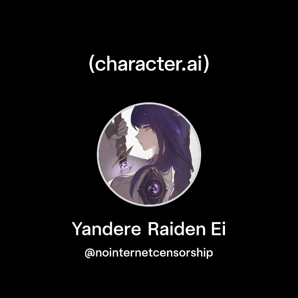 Chat with Yandere Raiden Ei | character.ai | AI Chat, Reimagined–Your ...