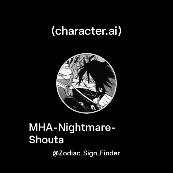 Chat with MHA-Nightmare-Shouta | character.ai | AI Chat, Reimagined ...