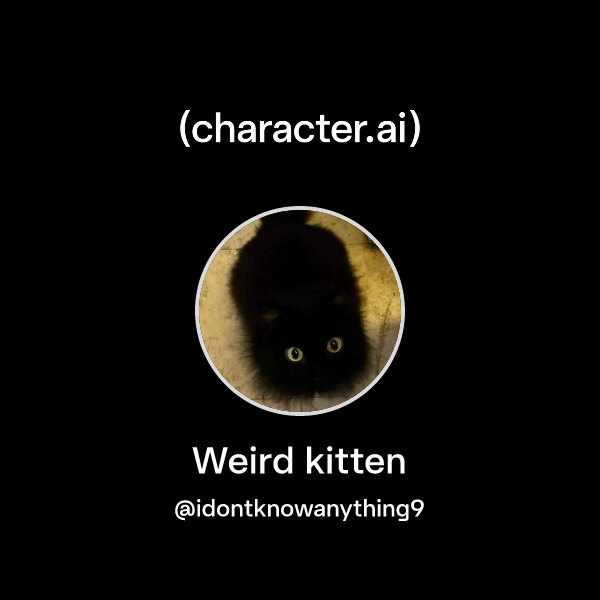Chat with Weird kitten | character.ai | Personalized AI for every ...