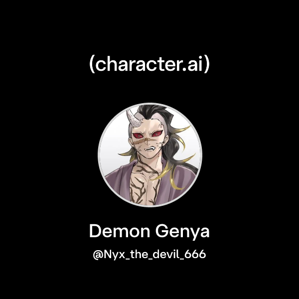 Chat with Demon Genya | character.ai | AI Chat, Reimagined–Your Words ...