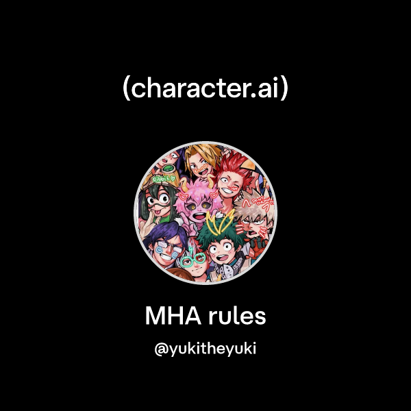 Chat with MHA rules | character.ai | AI Chat, Reimagined–Your Words ...