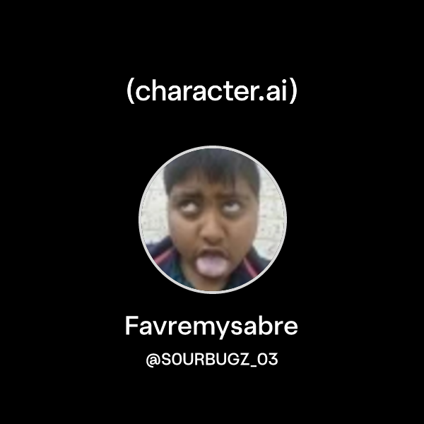 Chat with Favremysabre | character.ai | AI Chat, Reimagined–Your Words ...
