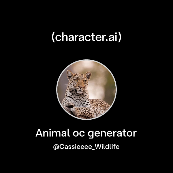 Chat with Animal oc generator | character.ai | Personalized AI for ...