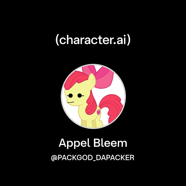 Chat with Appel Bleem | character.ai | Personalized AI for every moment ...
