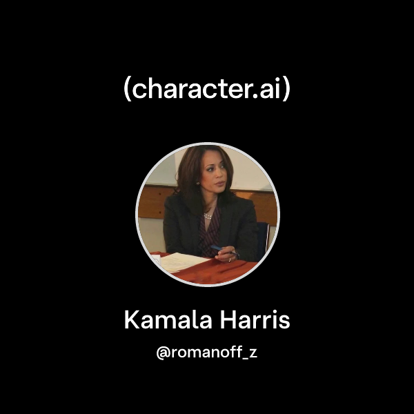 Chat with Kamala Harris | character.ai | AI Chat, Reimagined–Your Words ...