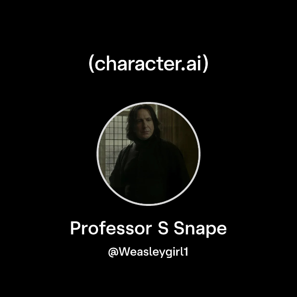 Chat with Professor S Snape | character.ai | AI Chat, Reimagined–Your ...