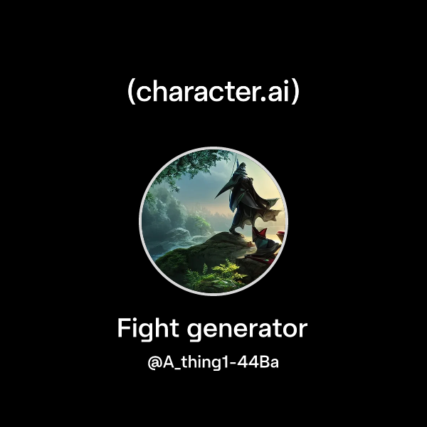 Chat with Fight generator | character.ai | AI Chat, Reimagined–Your ...