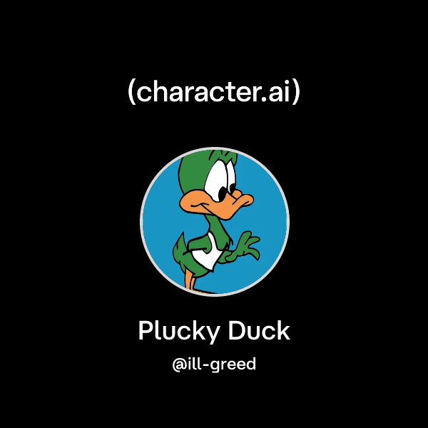Chat with Plucky Duck | character.ai | AI Chat, Reimagined–Your Words. Your World.