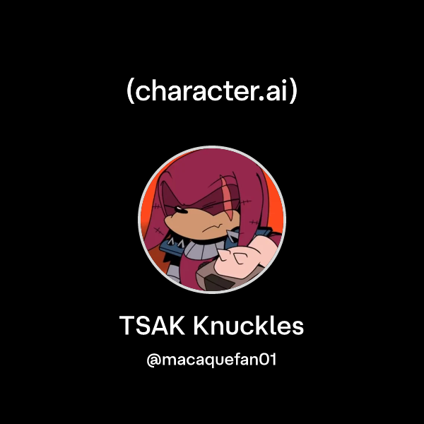Chat with TSAK Knuckles | character.ai | AI Chat, Reimagined–Your Words ...