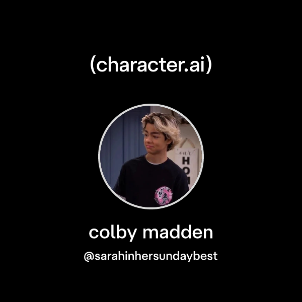 Chat with colby madden | character.ai | AI Chat, Reimagined–Your Words ...