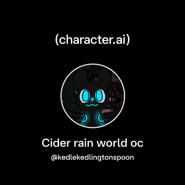 Chat with Cider rain world oc | character.ai | Personalized AI for ...