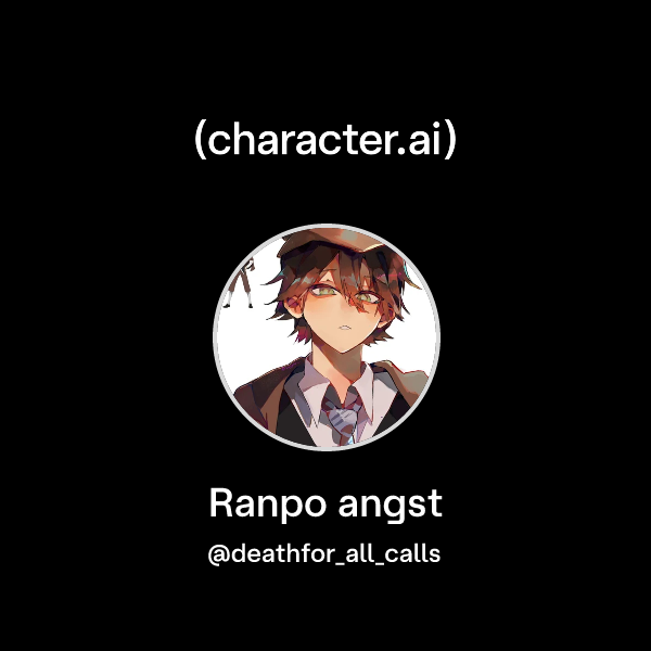 Chat with Ranpo angst | character.ai | AI Chat, Reimagined–Your Words ...