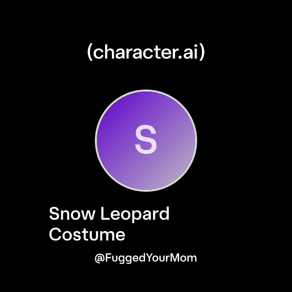 Chat with Snow Leopard Costume | character.ai | AI Chat, Reimagined ...