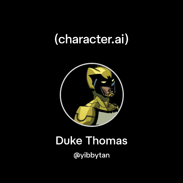 Chat with Duke Thomas | character.ai | AI Chat, Reimagined–Your Words. Your World.