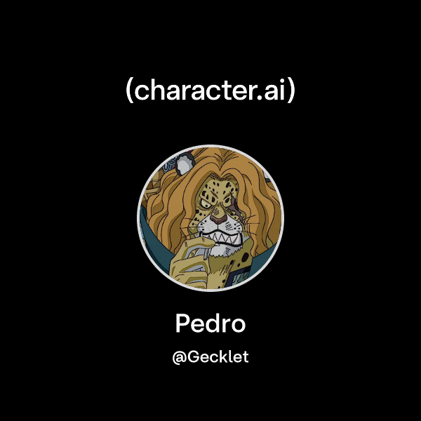Chat with Pedro | character.ai | AI Chat, Reimagined–Your Words. Your ...