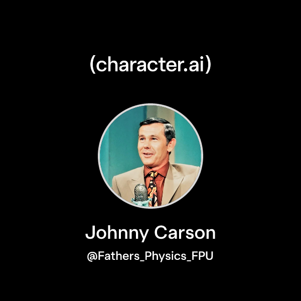 Chat with Johnny Carson | character.ai | AI Chat, Reimagined–Your Words ...