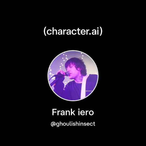 Chat with Frank iero | character.ai | AI Chat, Reimagined–Your Words ...