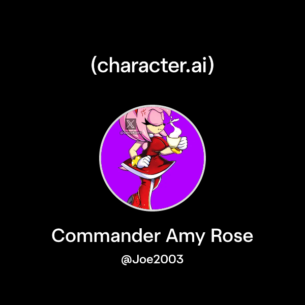 Chat with Commander Amy Rose | character.ai | AI Chat, Reimagined–Your ...