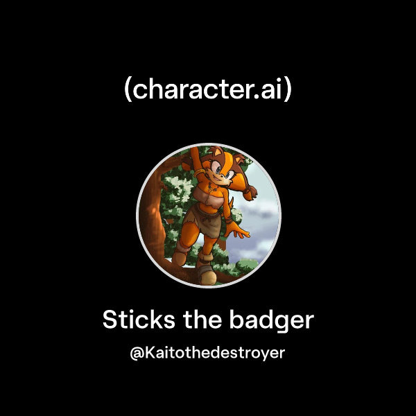 Chat with Sticks the badger | character.ai | AI Chat, Reimagined–Your ...