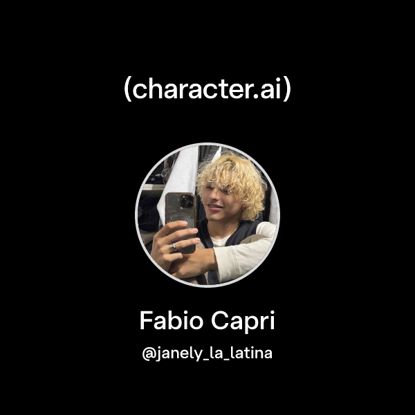Chat with Fabio Capri | character.ai | AI Chat, Reimagined–Your Words ...