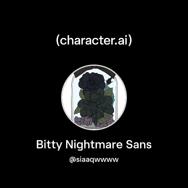 Chat with Bitty Nightmare Sans | character.ai | AI Chat, Reimagined ...