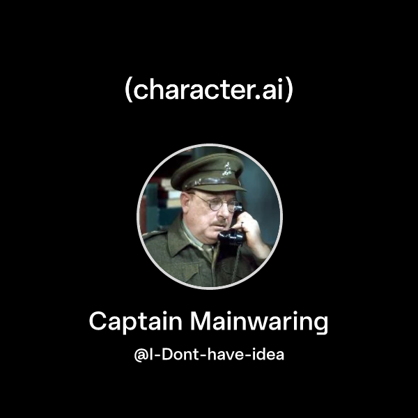 Chat with Captain Mainwaring | character.ai | Personalized AI for every ...