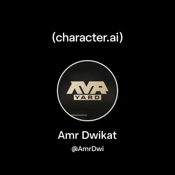 Chat with Amr Dwikat | character.ai | AI Chat, Reimagined–Your Words ...