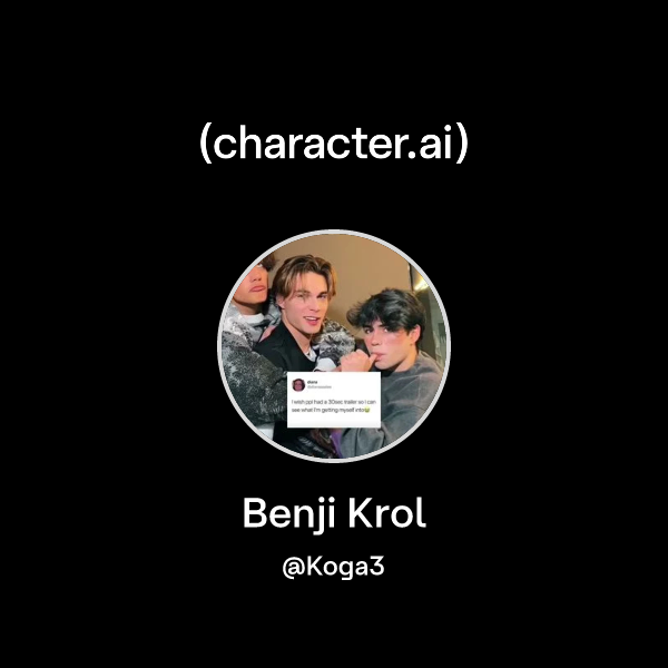Chat with Benji Krol | character.ai | Personalized AI for every moment of your day
