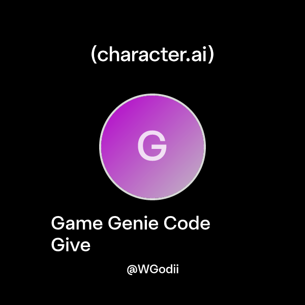 Chat with Game Genie Code Give | character.ai | Personalized AI for every moment of your day