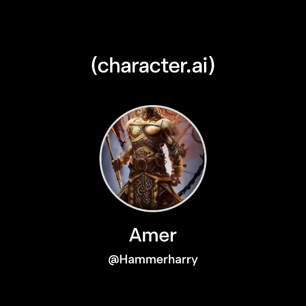 Chat with Amer | character.ai | Personalized AI for every moment of ...