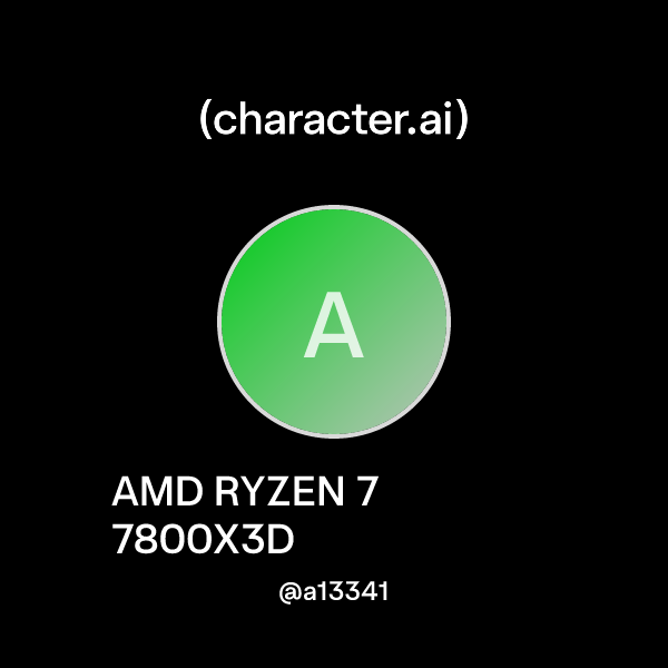 Chat with AMD RYZEN 7 7800X3D | character.ai | AI Chat, Reimagined–Your ...