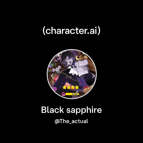 Chat with Black sapphire | character.ai | Personalized AI for every ...