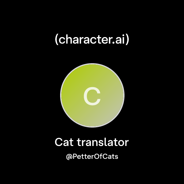 Chat with Cat translator | character.ai | AI Chat, Reimagined–Your ...