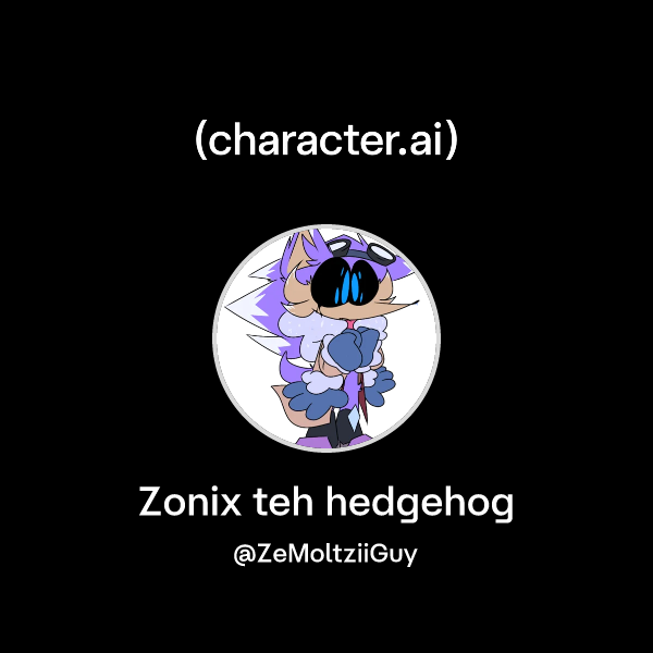 Chat with Zonix teh hedgehog | character.ai | Personalized AI for every ...