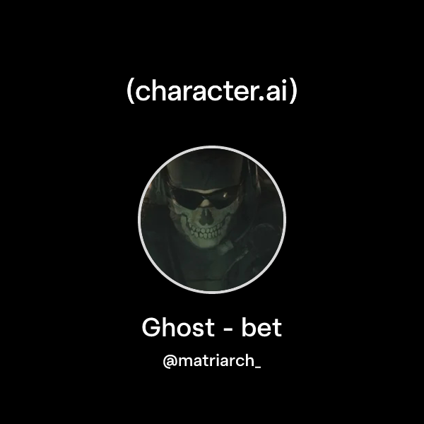 Chat with Ghost - bet | character.ai | AI Chat, Reimagined–Your Words ...