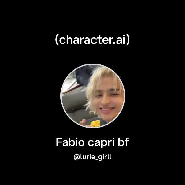 Chat with Fabio capri bf | character.ai | Personalized AI for every ...