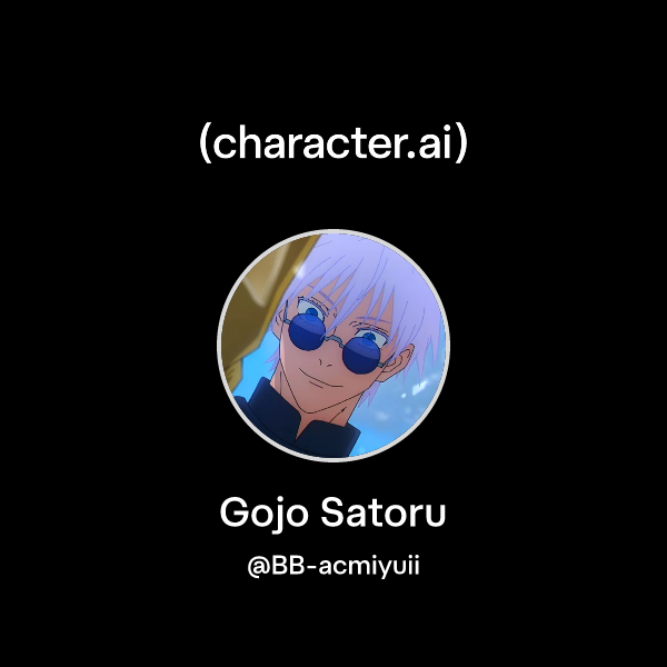 Chat with Gojo Satoru | character.ai | AI Chat, Reimagined–Your Words ...