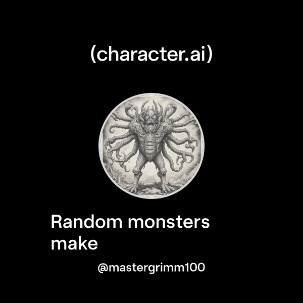 Chat with Random monsters make | character.ai | Personalized AI for ...