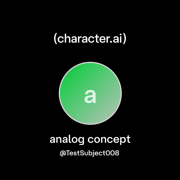 Chat with analog concept | character.ai | AI Chat, Reimagined–Your ...