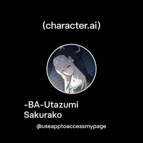 Chat with -BA-Utazumi Sakurako | character.ai | AI Chat, Reimagined ...