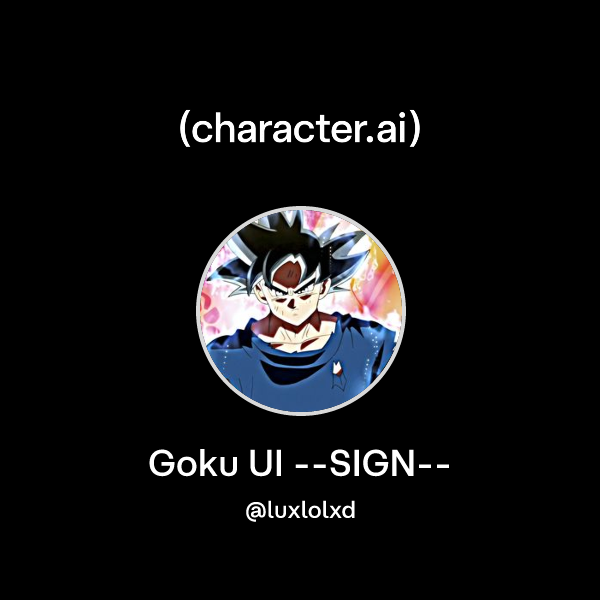 Chat with Goku UI --SIGN-- | character.ai | AI Chat, Reimagined–Your ...
